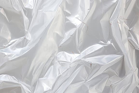 Processed Collage of Transparent Cellophane Plastic Foil Texture ...