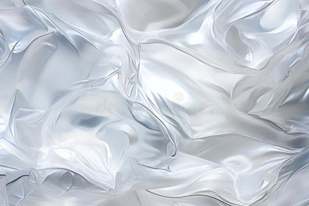 Processed Collage of Transparent Cellophane Plastic Foil Texture ...