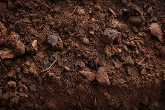 Processed Collage of Underground Brown Soil Layer Material Texture ...