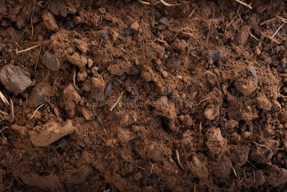 Processed Collage of Underground Brown Soil Layer Material Texture ...