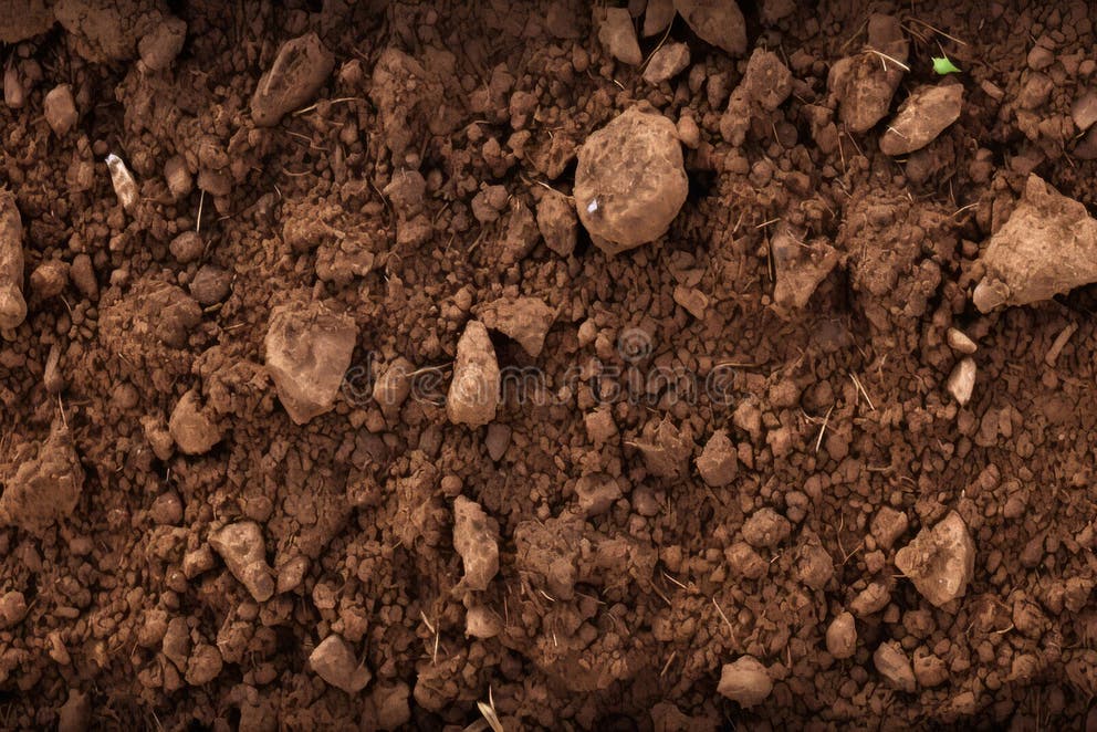 Processed Collage of Underground Brown Soil Layer Material Texture ...