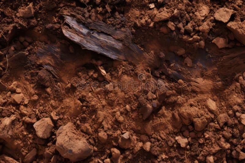 Processed Collage of Underground Brown Soil Layer Material Texture ...