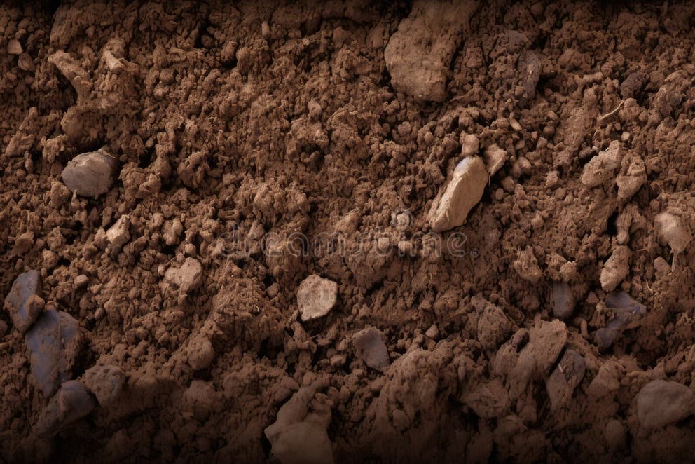 Processed Collage of Underground Brown Soil Layer Material Texture ...
