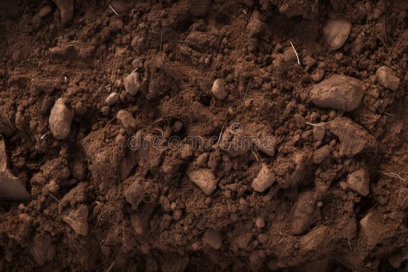 Processed Collage of Underground Brown Soil Layer Material Texture ...