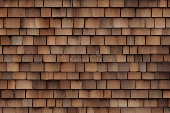 Processed Collage of Wooden Roof Shingles Texture. Background for ...