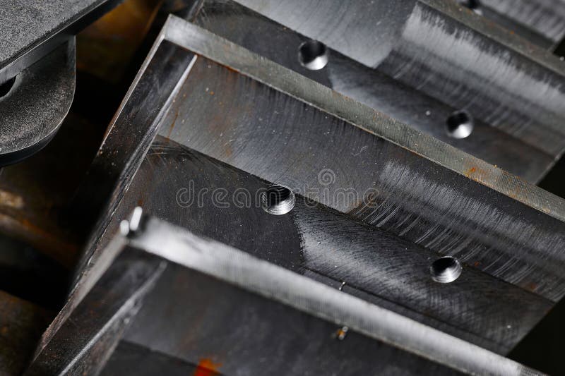 Processed Metal Plates Ground Edges Warehouse Stock Photos - Free ...
