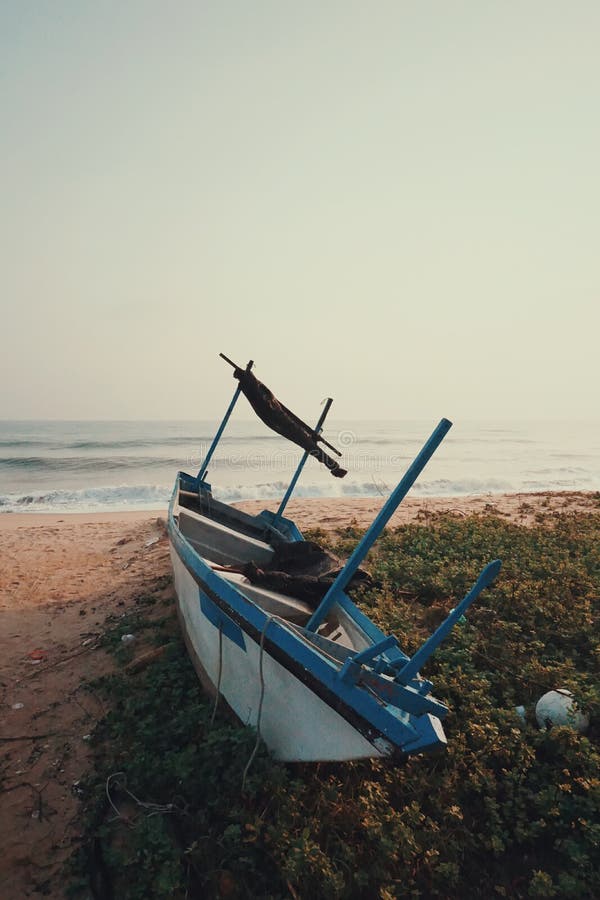 Abandoned Boat stock photo. Image of processed, ocean - 154160164