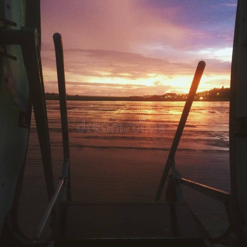 Sunset at stock photo. Image of vsco, airport, processed - 135273896