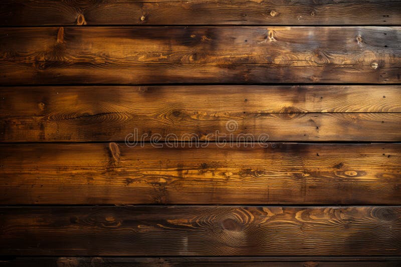 Processed Wooden Surface. Wooden Planks Covered with Mordant. Close Up ...
