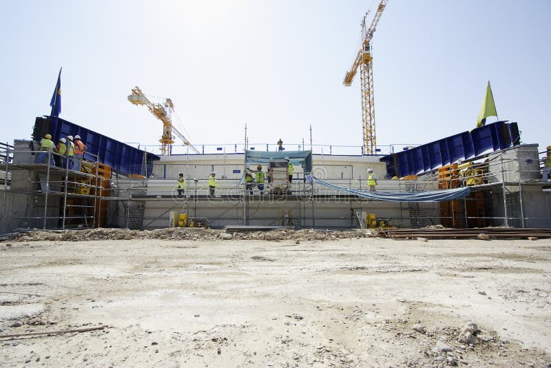 Processes Scene of Civil Engineering Editorial Stock Photo - Image of ...