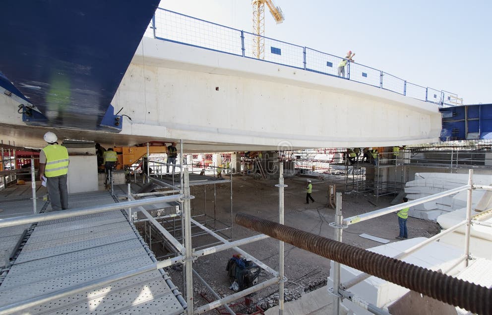 Processes Scene of Civil Engineering Editorial Stock Image - Image of ...