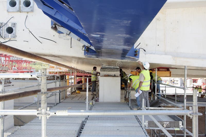 Processes Scene of Civil Engineering Editorial Stock Photo - Image of ...