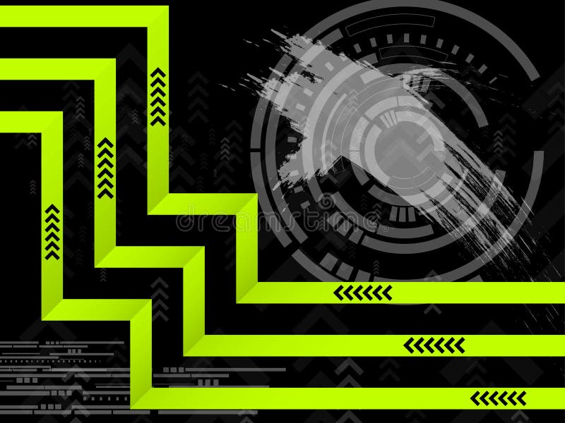 Processing Abstract Background Stock Vector - Illustration of lines ...