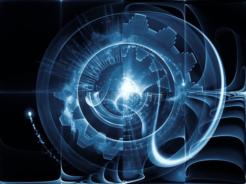 Abstract Visualization Composition Stock Illustration - Illustration of ...