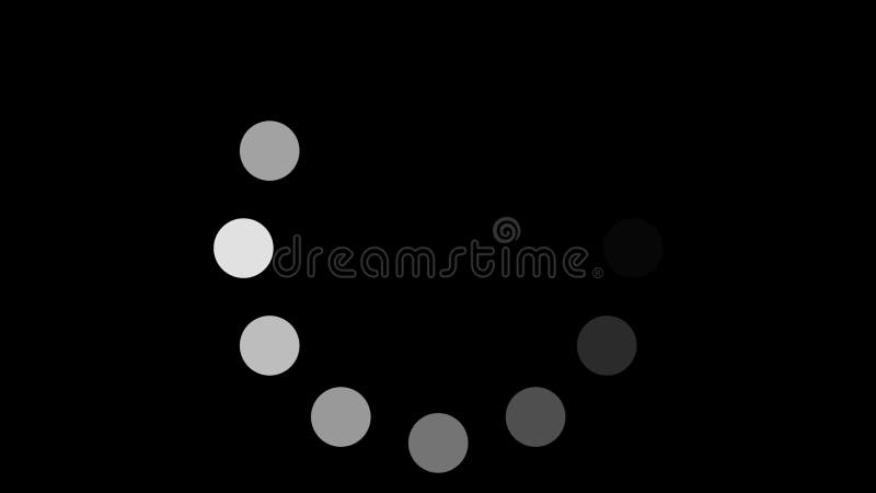 Processing Bar Circle Animation Loading Video Website Loading Icon Load Circle Symbol Round