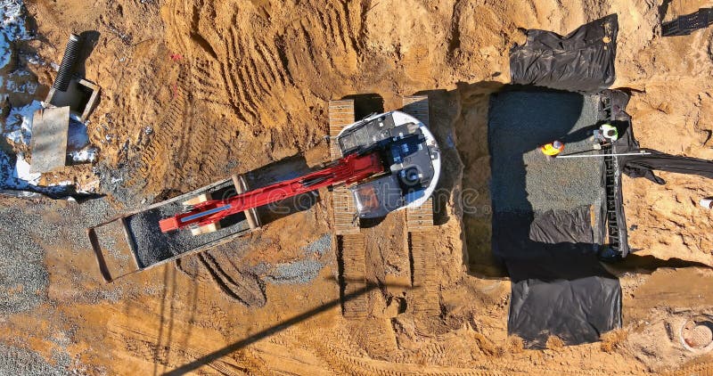 Drainage Rainwater Collector, in a Concrete Pipe Stock Footage - Video ...