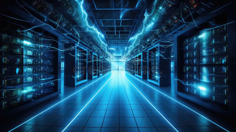 Processing binary data stock illustration. Illustration of infrastructure - 373930133