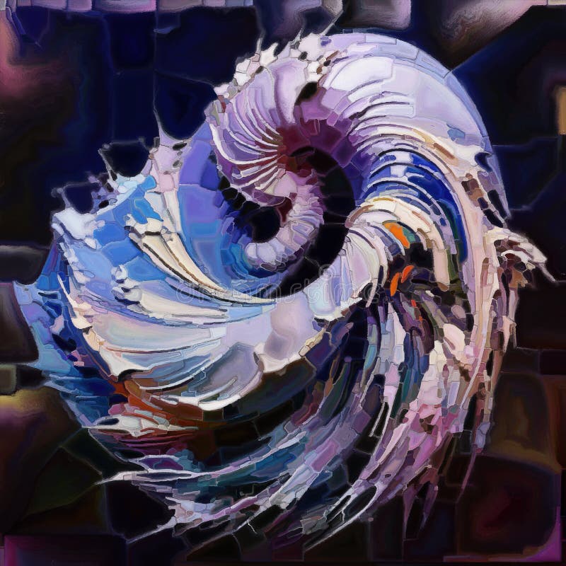 Processing Chromatic Patterns Stock Illustration - Illustration of ...