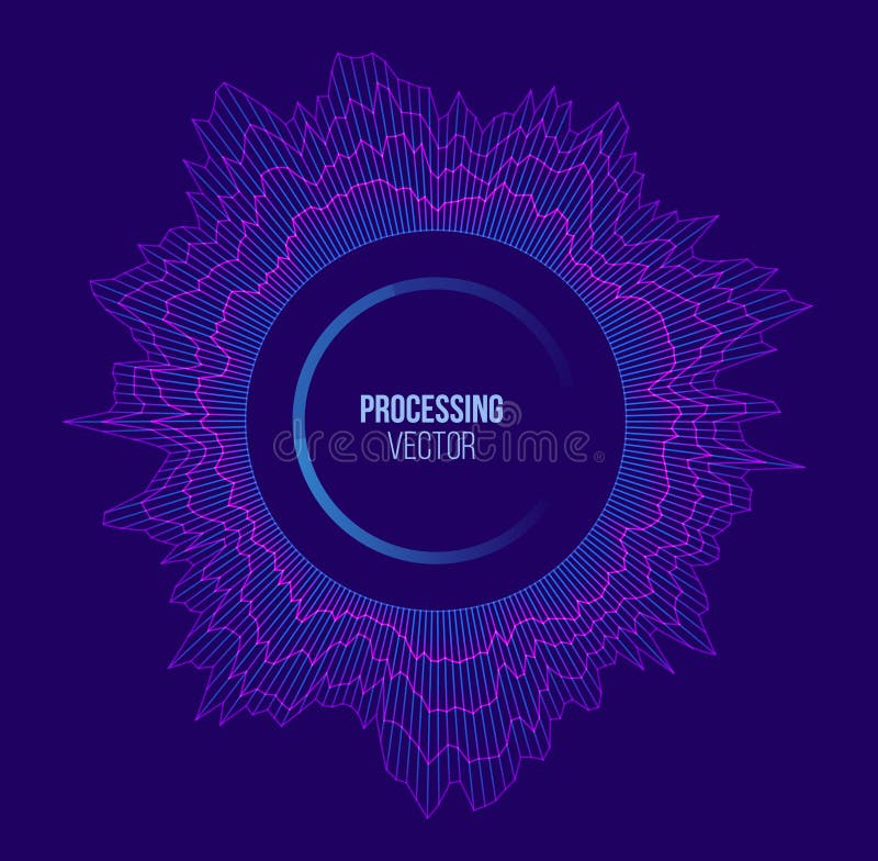 Processing Circle. Development Process. Buffer Timeline Chart. Business ...