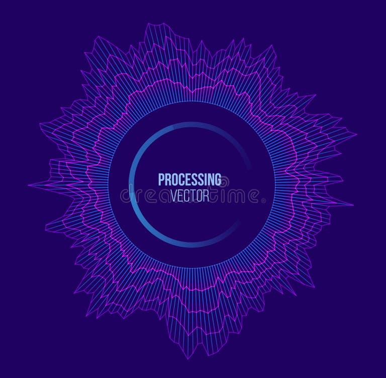 Processing Circle. Development Process. Buffer Timeline Chart. Business ...