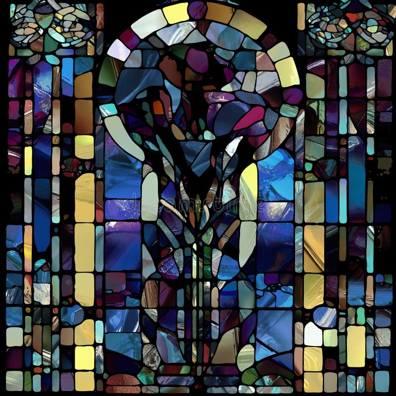 Processing Colorful Glass stock illustration. Illustration of series ...