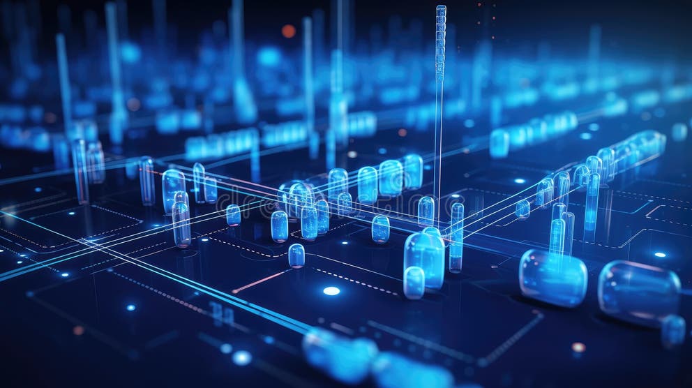 Processing data pipeline stock illustration. Illustration of ...