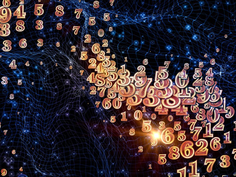 Processing Digital World stock illustration. Illustration of futuristic ...