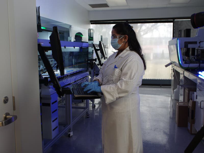 Processing DNA Laboratory Equipment Editorial Photography - Image of ...
