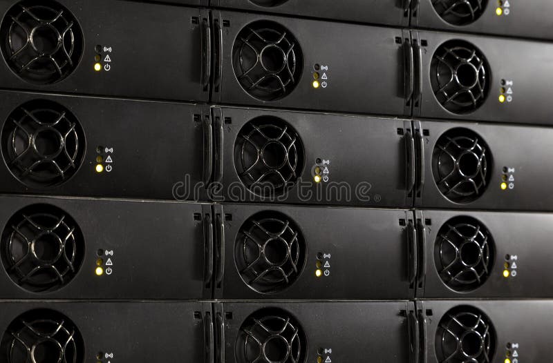 Processing Fan of Component of Computer Server Cooling System Stock ...