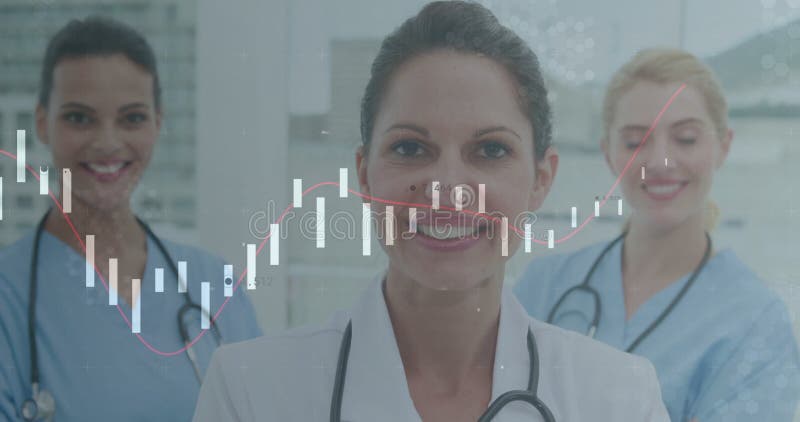 Processing Financial Data, Healthcare Professionals Smiling with ...