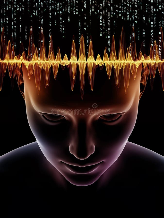 Processing Human Mind stock illustration. Illustration of individual ...