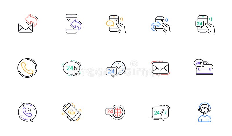 Processing Line Icons. Call Center, Support and Chat Message. Linear ... Processing Line Icons. Call Center, Support and Chat Message. Linear ...