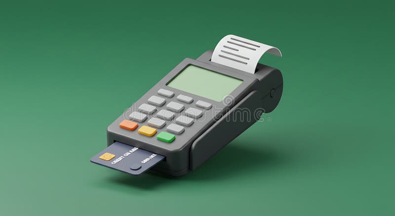 Processing Payment Using Card Machine for Transaction Stock Photo ...