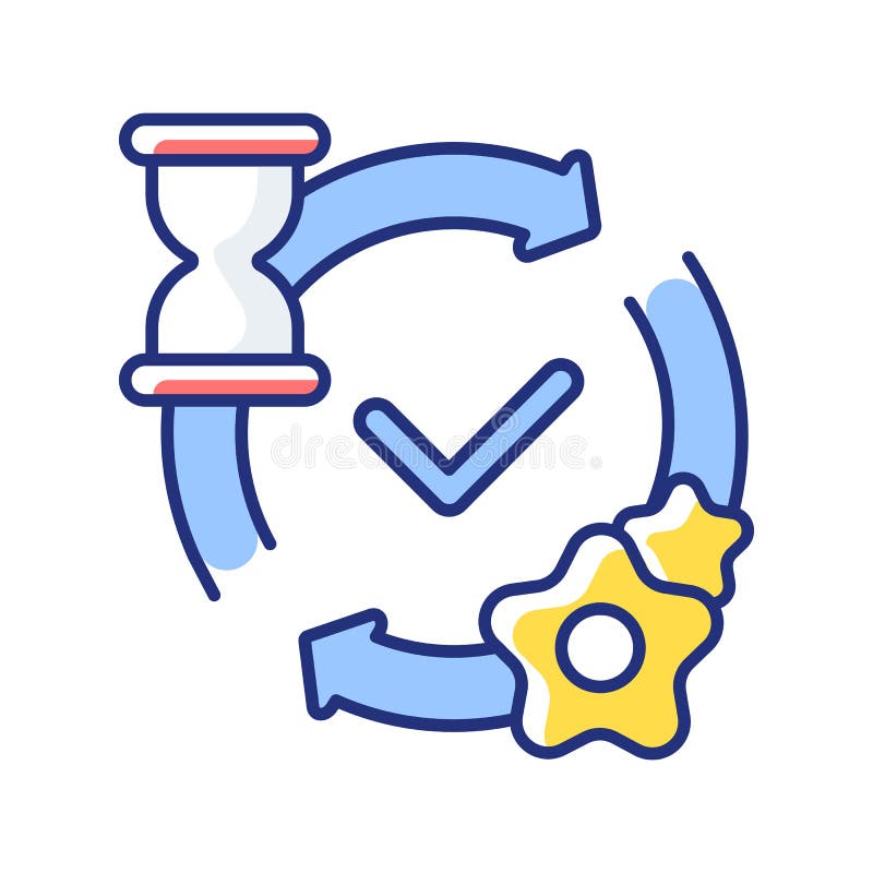 Processing RGB color icons stock vector. Illustration of flat - 193637199