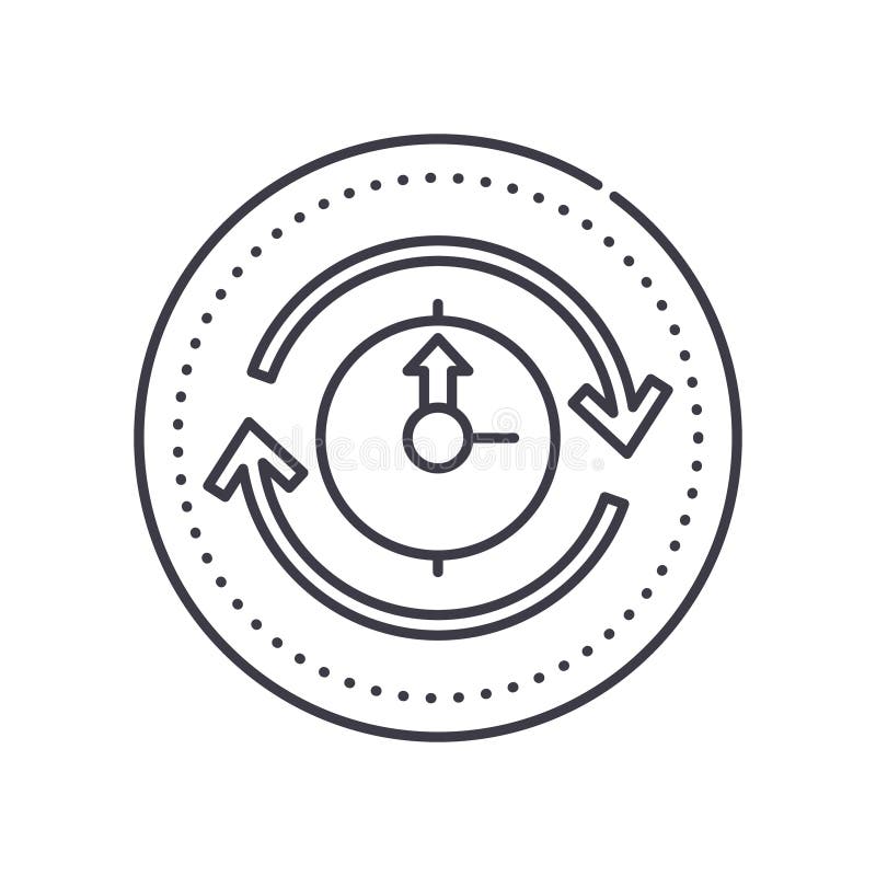 Less Processing Time Blue Gradient Concept Icon Stock Vector ...