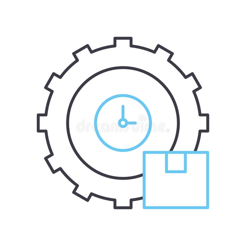 Less Processing Time Blue Gradient Concept Icon Stock Vector ...