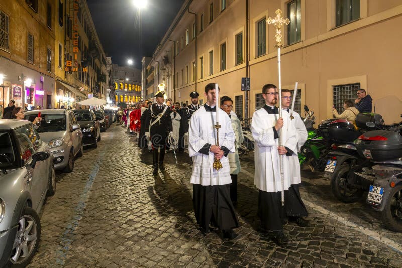 Procession editorial stock image. Image of giovanni - 303028774