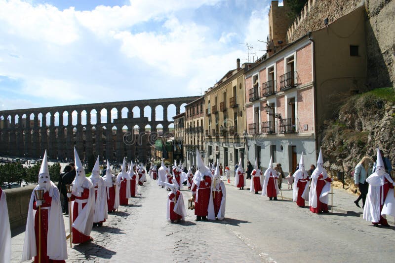 Processione Di Pasqua a Segovia Immagine Stock Editoriale - Immagine di ...