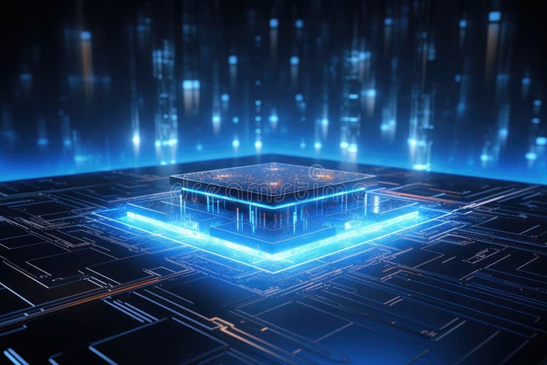 Smart Computer Chipset Stock Illustrations – 1,001 Smart Computer ...