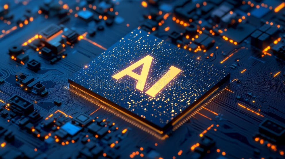 A Processor with Built-in AI. AI Inscription on the Chip. Intel ...