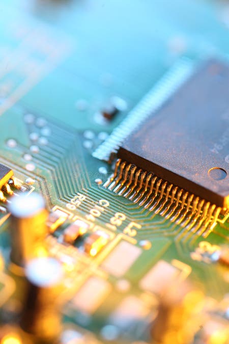 Processor chip stock photo. Image of hardware, abstract - 6720162