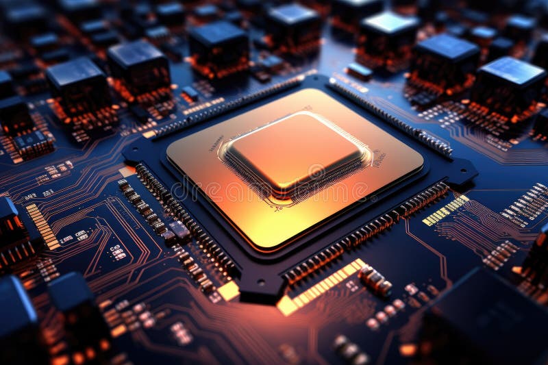 Processor Chip on Circuit Board, the Core of Modern Technology ...