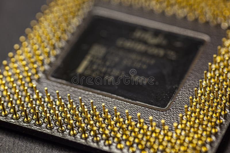 Processor chip detail 13 stock image. Image of card - 176893255