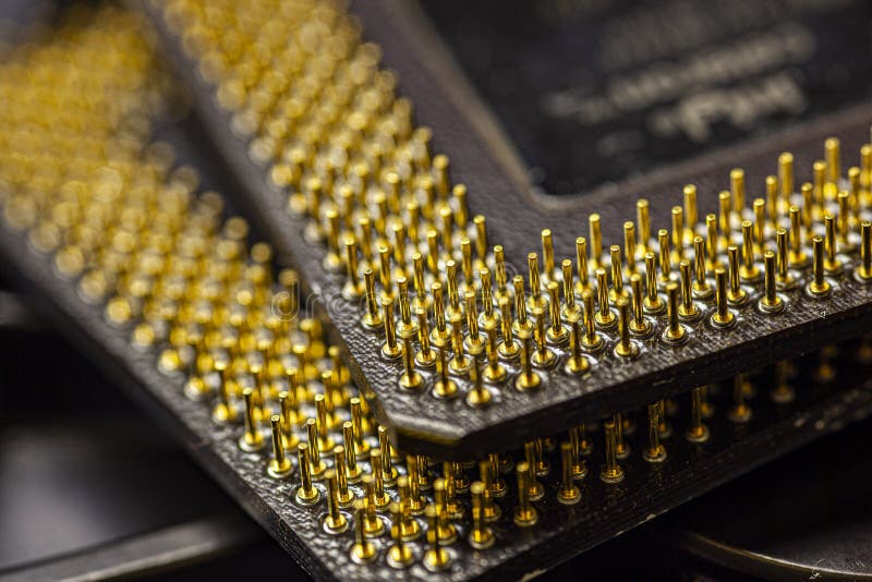 Processor chip detail 18 stock image. Image of digital - 176893451