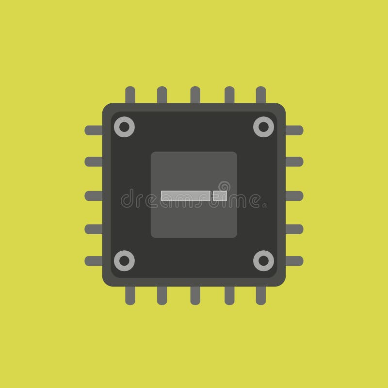 Processor chipset stock illustration. Illustration of chip - 85974599