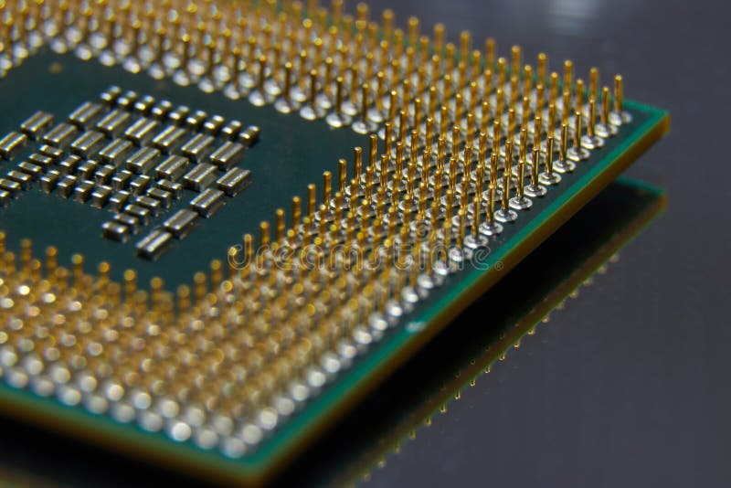 A Processor Chipset Details Stock Image - Image of cells, chip: 181517131