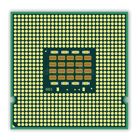 Processor computer stock vector. Illustration of isolated - 22031065