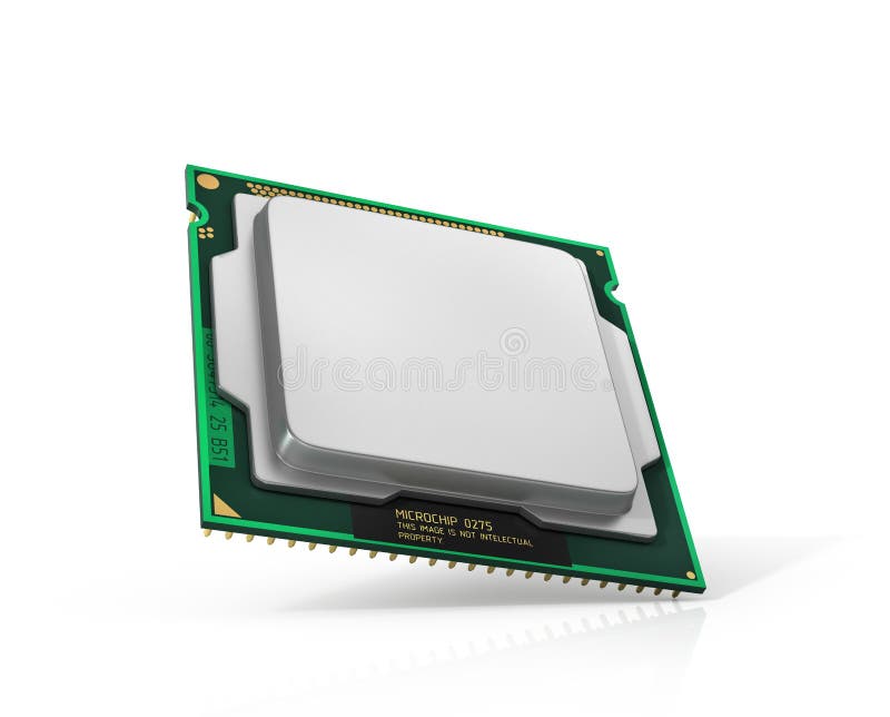 Processor. stock illustration. Illustration of hardware - 72921433