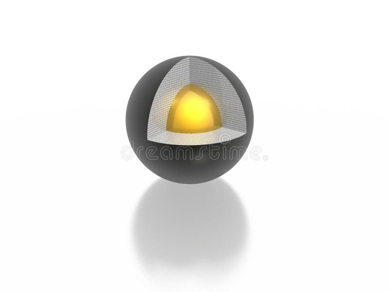 Core of sphere stock illustration. Illustration of power - 9330724