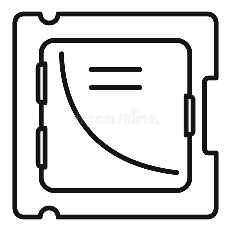Processor Cpu Icon Outline Vector. Chip Cpu Stock Vector - Illustration ... Processor Cpu Icon Outline Vector. Chip Cpu Stock Vector - Illustration ...